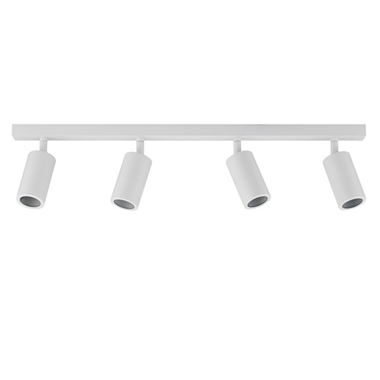 Aluminium White 4 Light Bar Lights